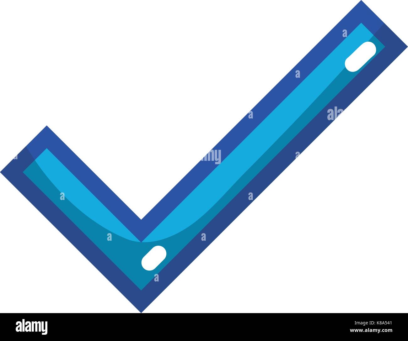 Check Symbol To Correct Option Icon Stock Vector Image Art Alamy
