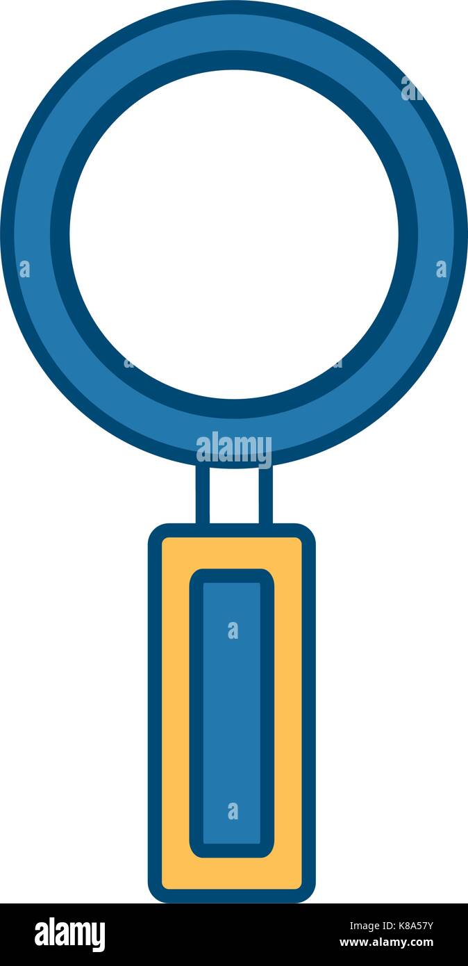 Magnifying glass symbol Stock Vector Image & Art - Alamy