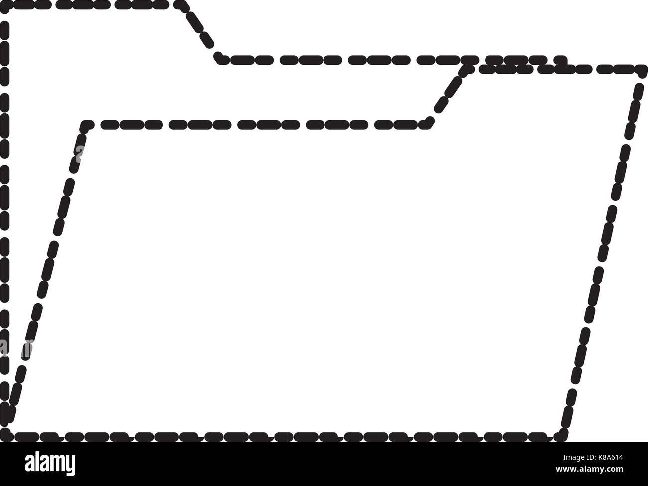 Folder open symbol Stock Vector Image & Art - Alamy