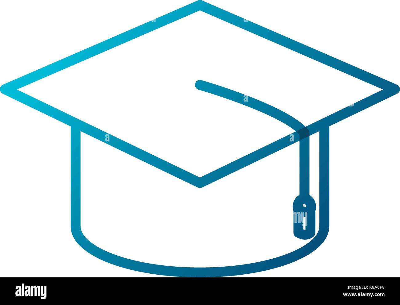 Graduation Hat symbol Stock Vector Image & Art - Alamy