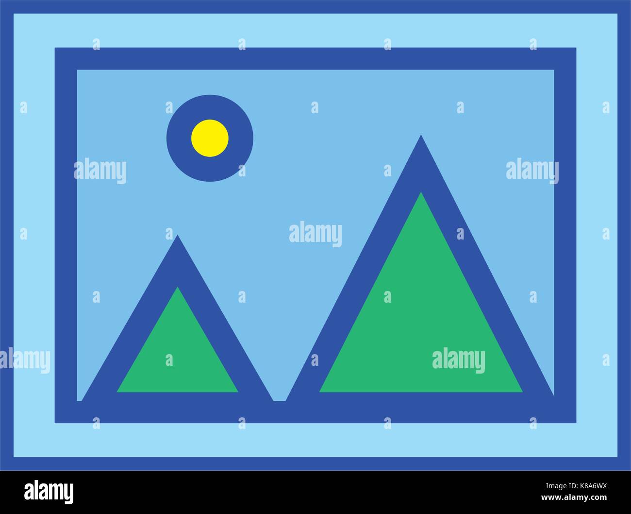 nice frame picture art design Stock Vector Image & Art - Alamy