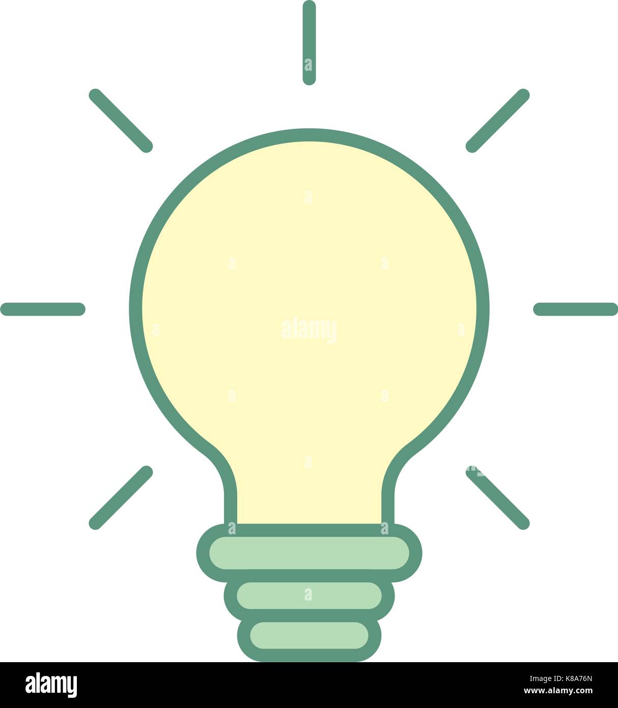 nice bulb idea to create and invent Stock Vector Image & Art - Alamy