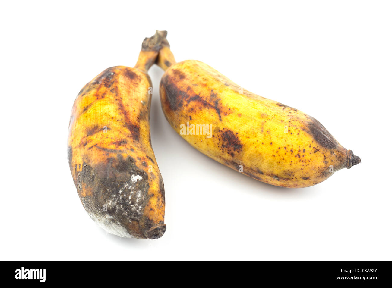 Ripe bananas on old Cut Out Stock Images & Pictures - Alamy