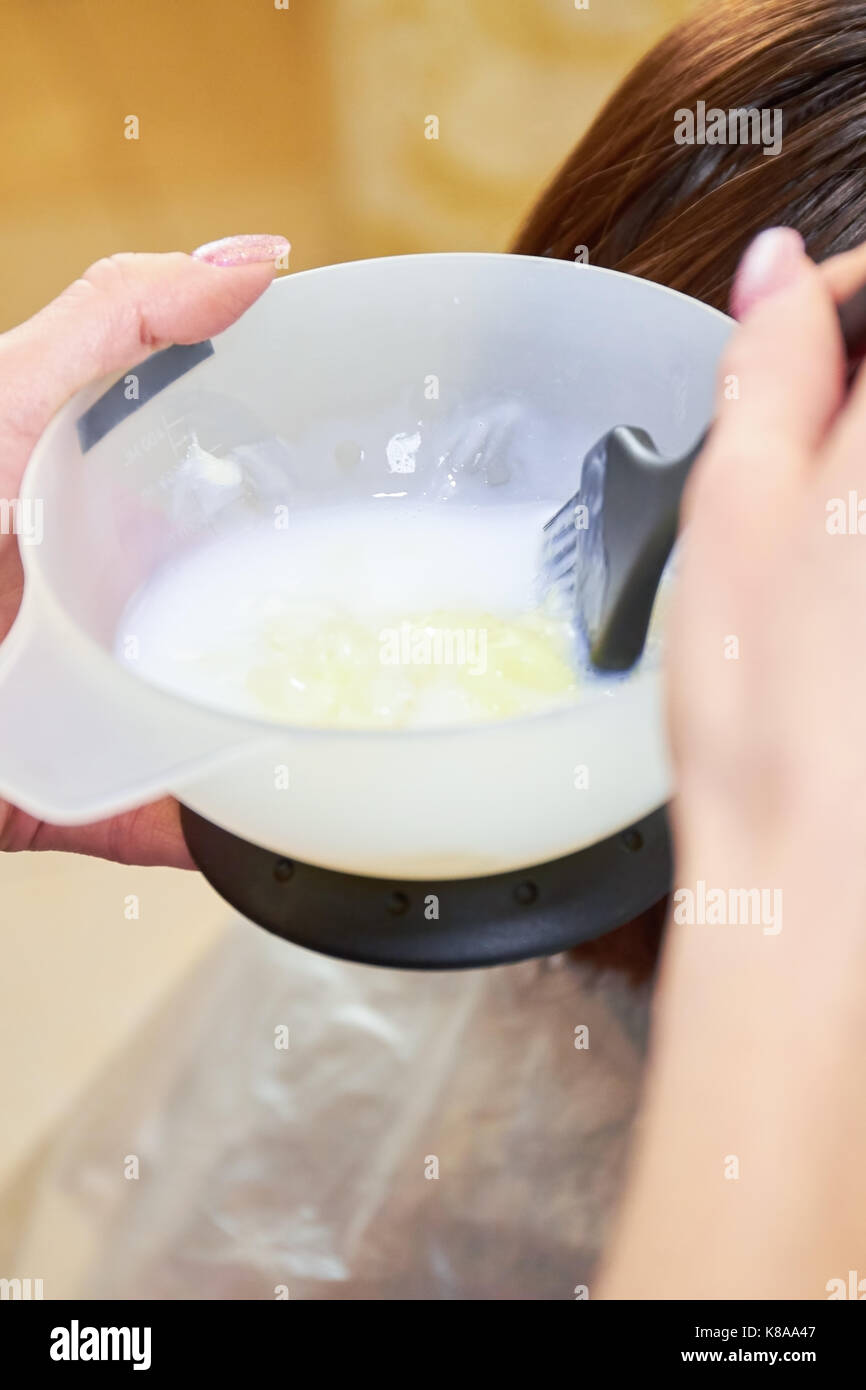 Hand mixing chemistry hi-res stock photography and images - Alamy