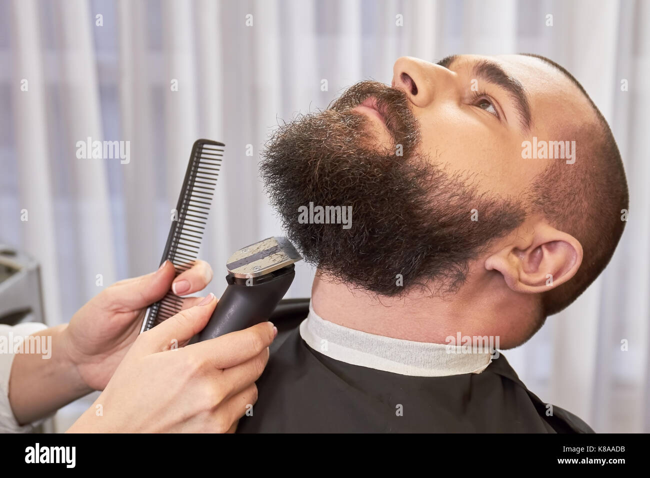 Barbershop client hi-res stock photography and images - Alamy