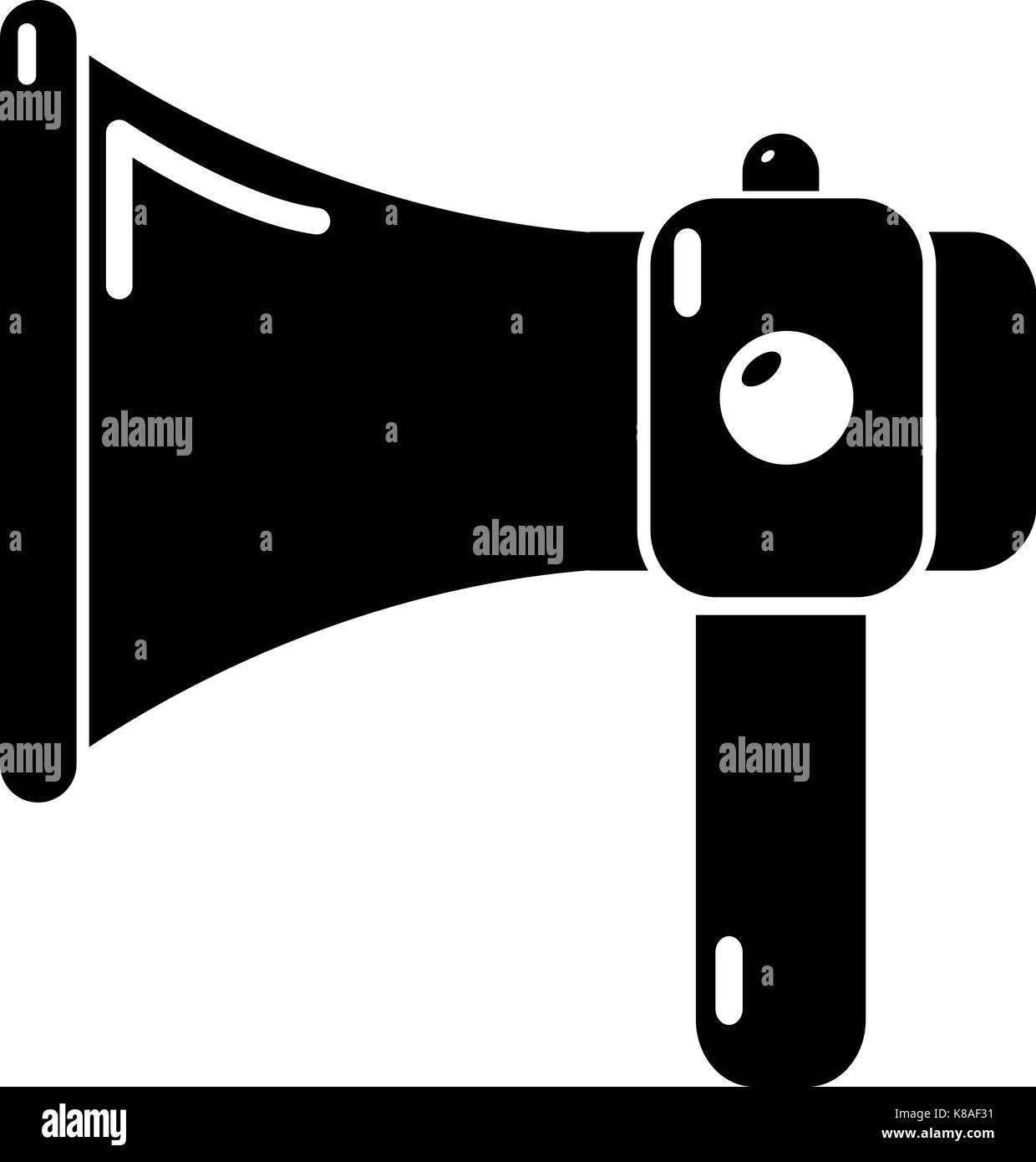 Hand speaker icon , simple style Stock Vector Image & Art - Alamy