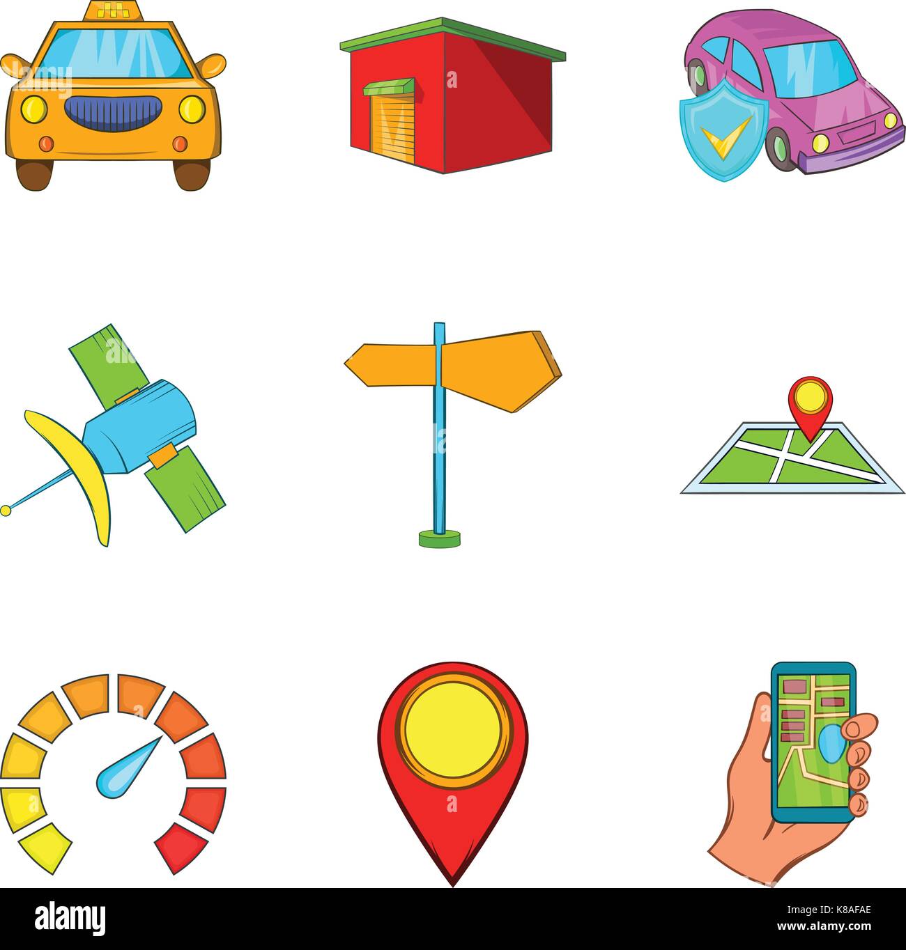 Auto signaling Stock Vector Images - Alamy