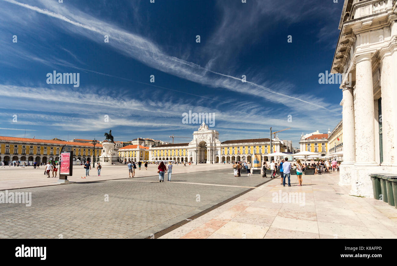 The Commerce Square, commonly known as Terreiro do Paco, is the largest ...