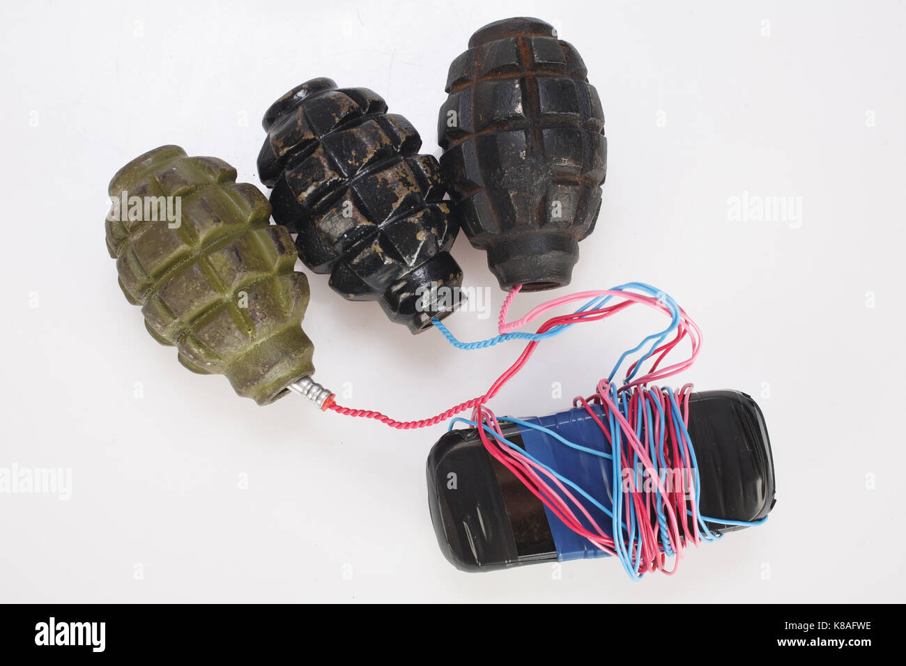 Improvised Explosive Device isolated on white Stock Photo - Alamy