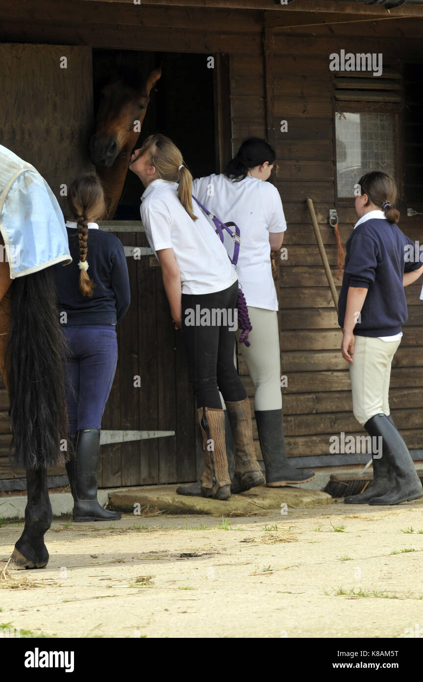 Stable girls hi-res stock photography and images - Alamy