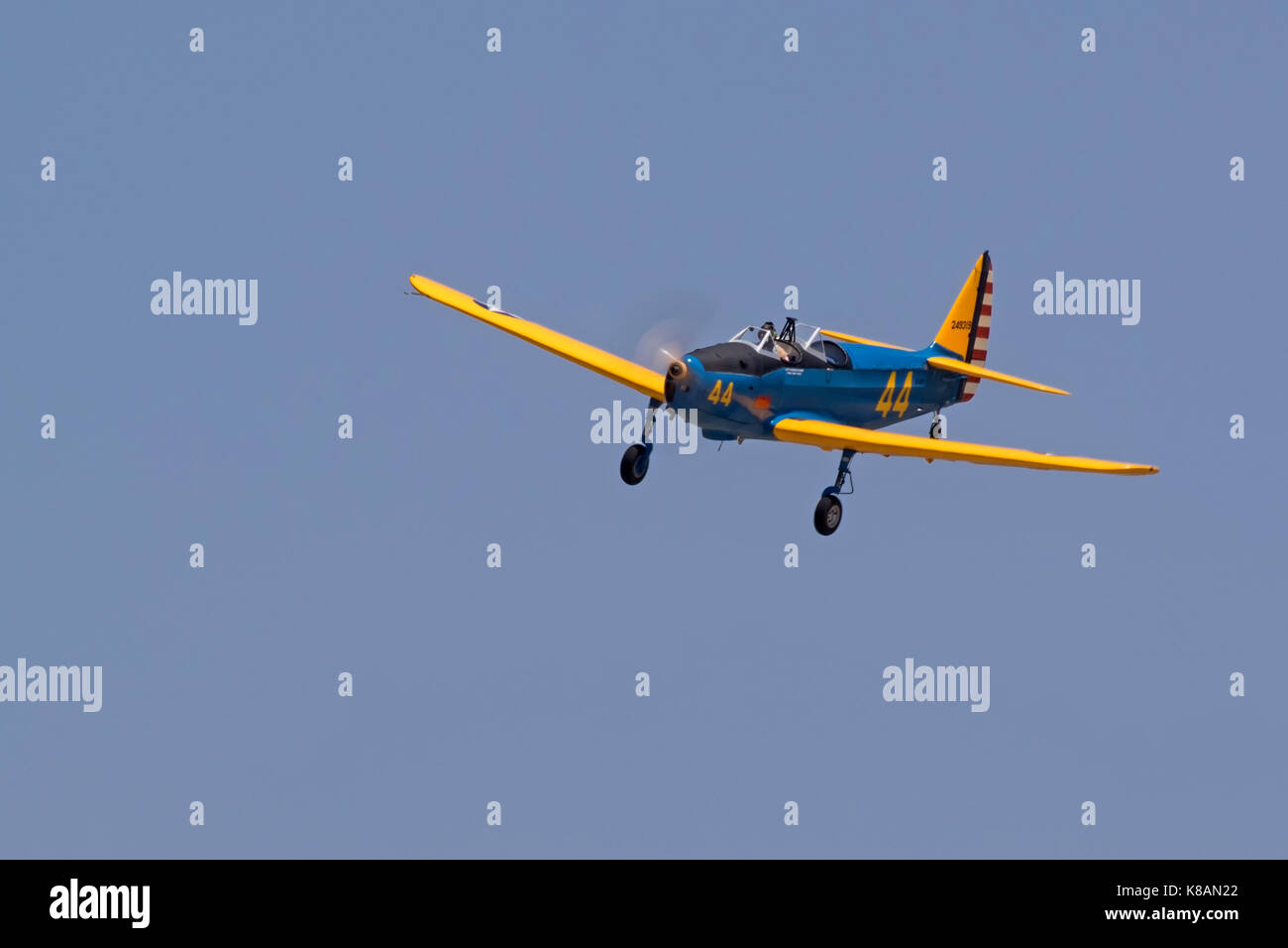 Airplane WWII Fairchild PT-19 trainer aircraft Stock Photo - Alamy