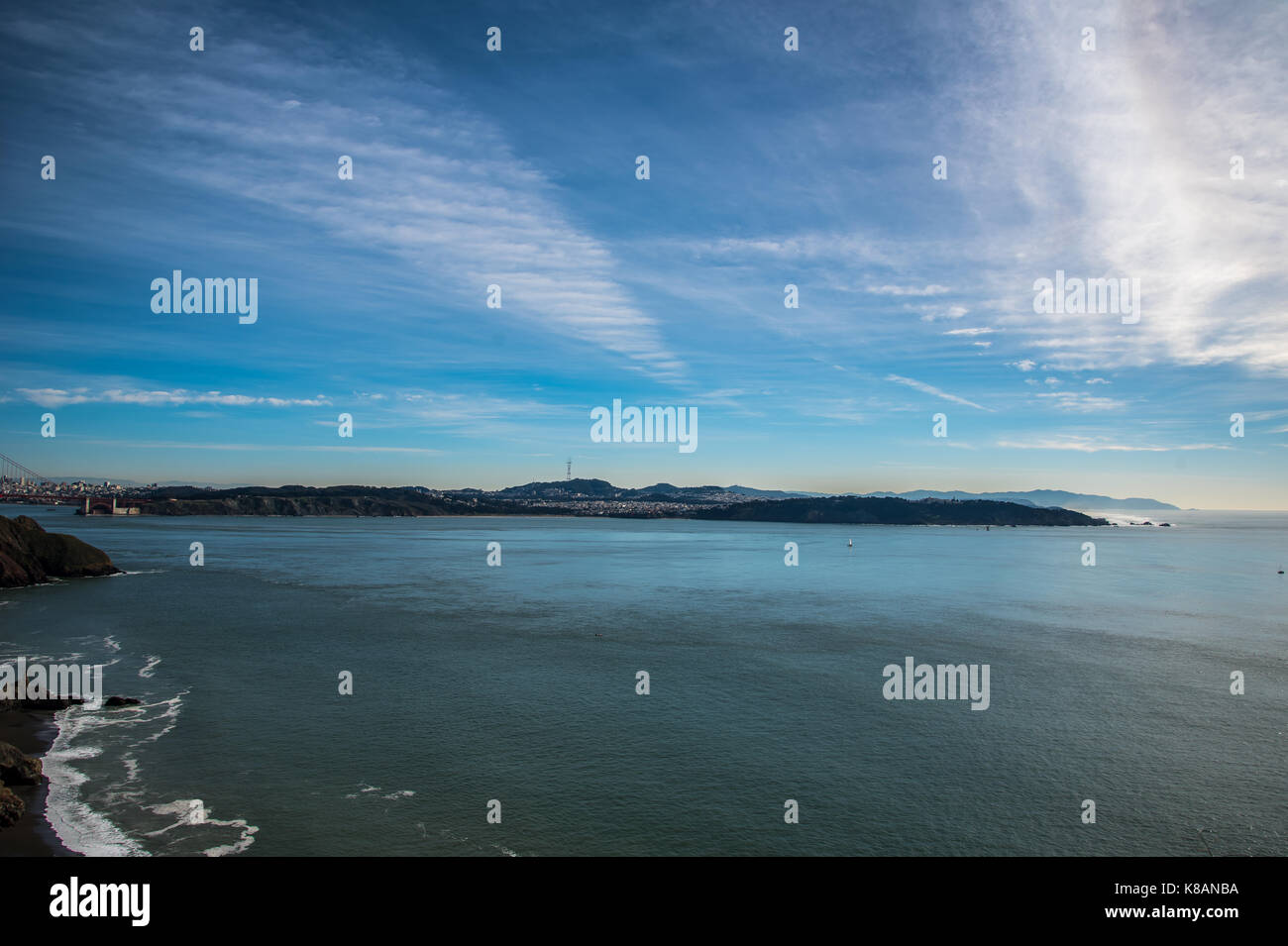 San Francisco Bay Area Landscape Stock Photo - Alamy
