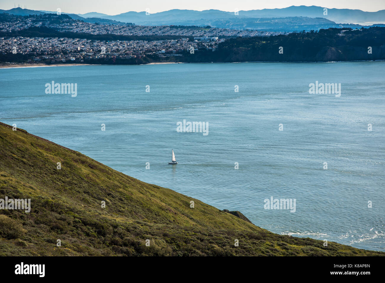 San Francisco Bay Area Landscape Stock Photo - Alamy