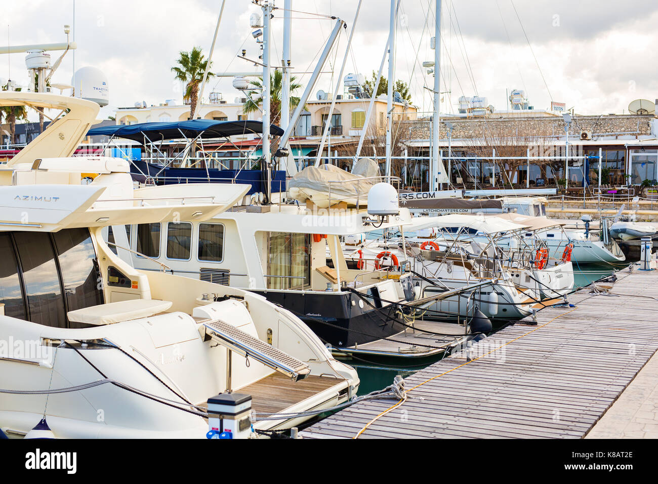 Latchi harbour paphos hi-res stock photography and images - Alamy