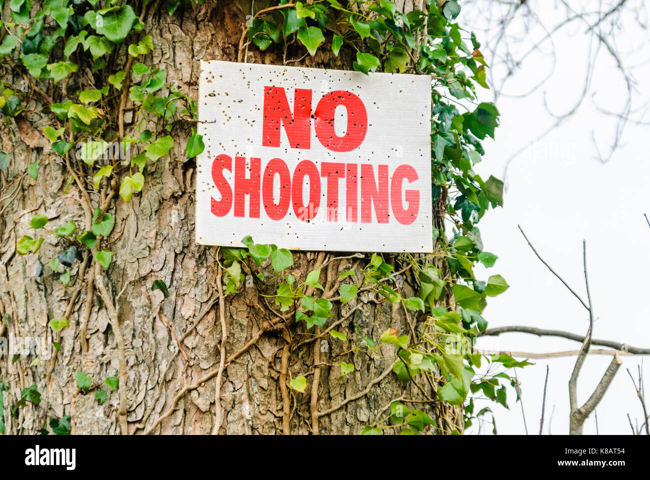 No shooting sign hi-res stock photography and images - Alamy