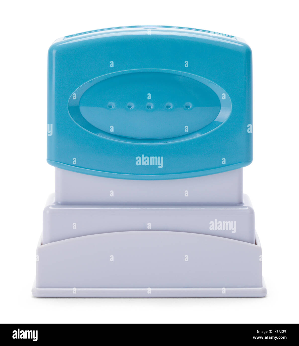 Business Office Stamper Isolated on White Background Stock Photo - Alamy