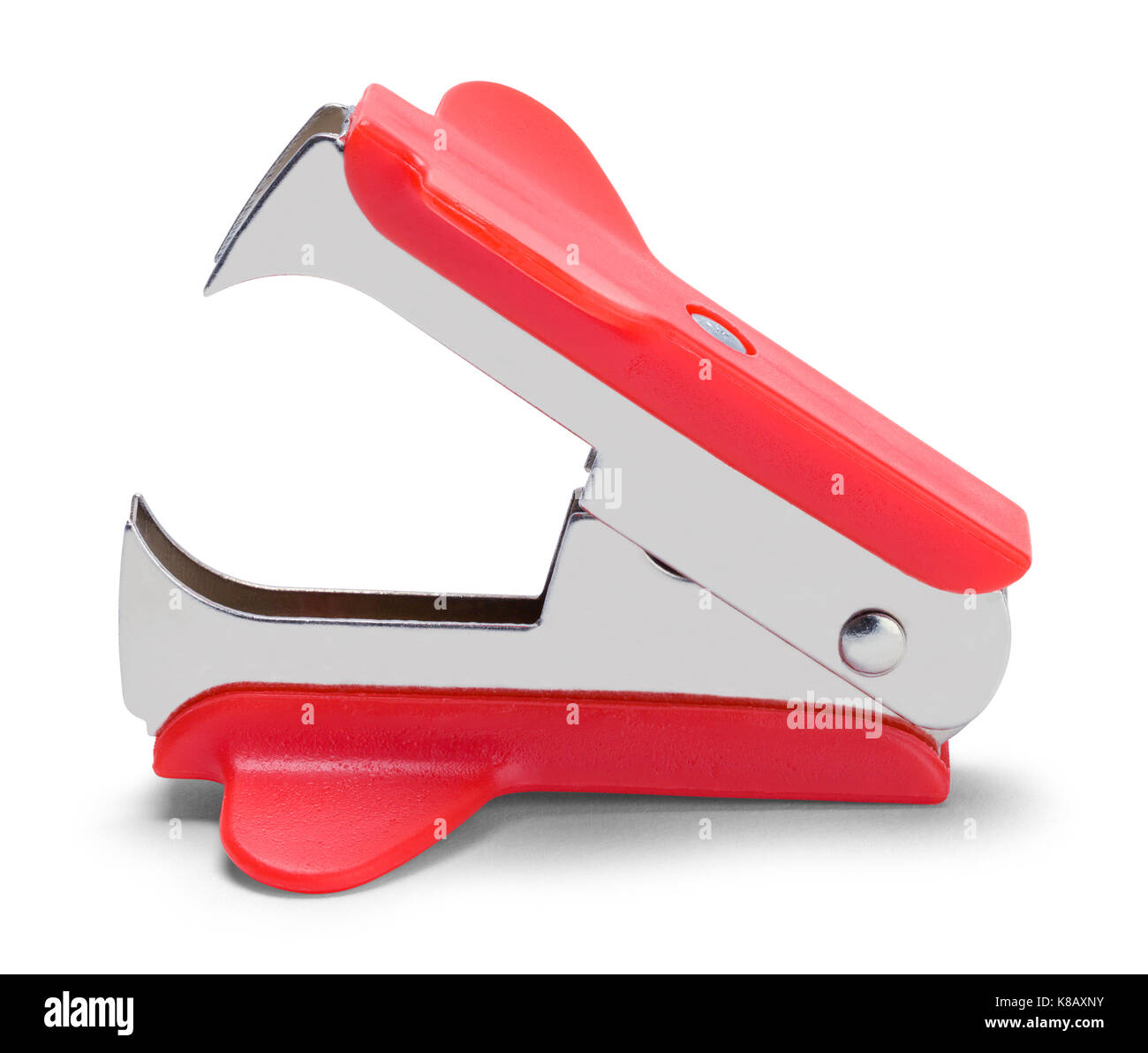 Staple Remover Side View Isolated on White Background Stock Photo - Alamy