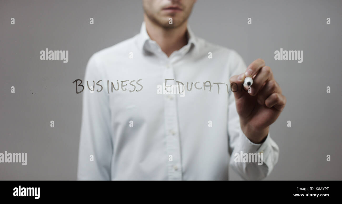 Man hand writing fast hi-res stock photography and images - Alamy