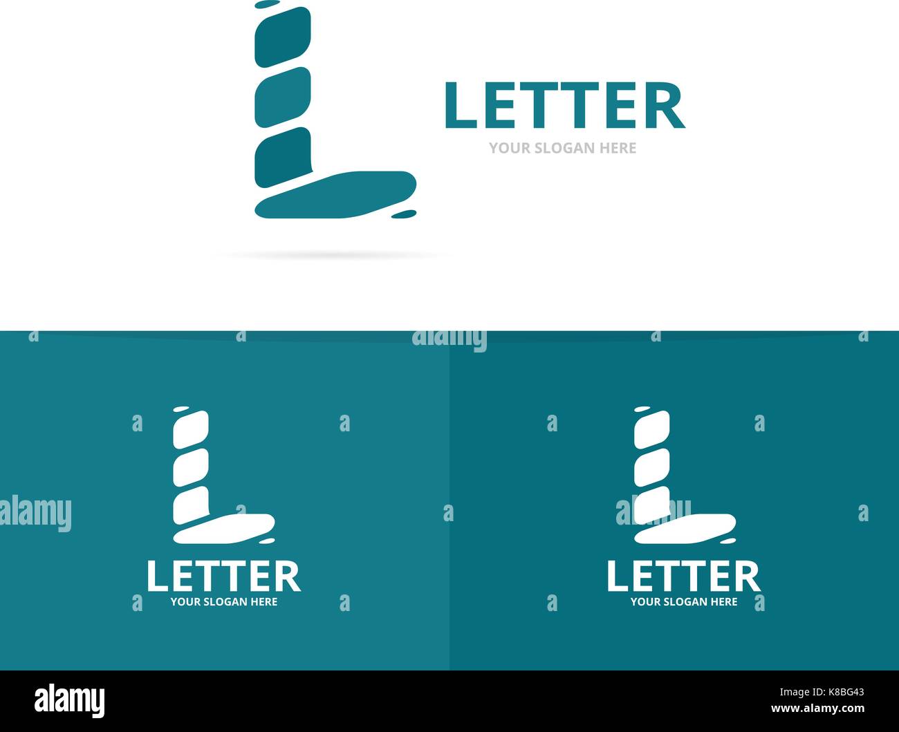 Unique vector letter L logo design template Stock Vector Image & Art ...