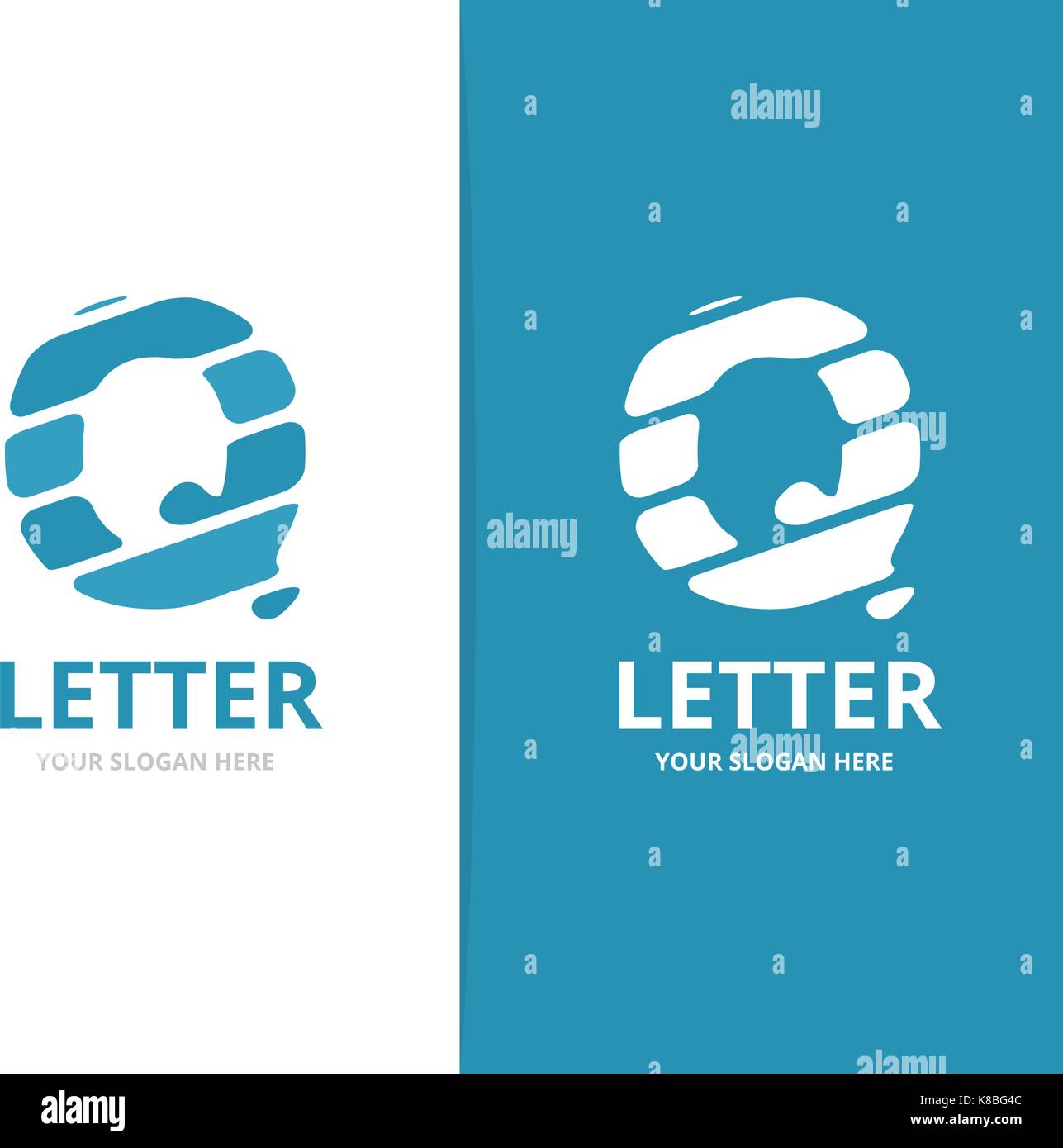 Unique vector letter Q logo design template Stock Vector Image & Art ...