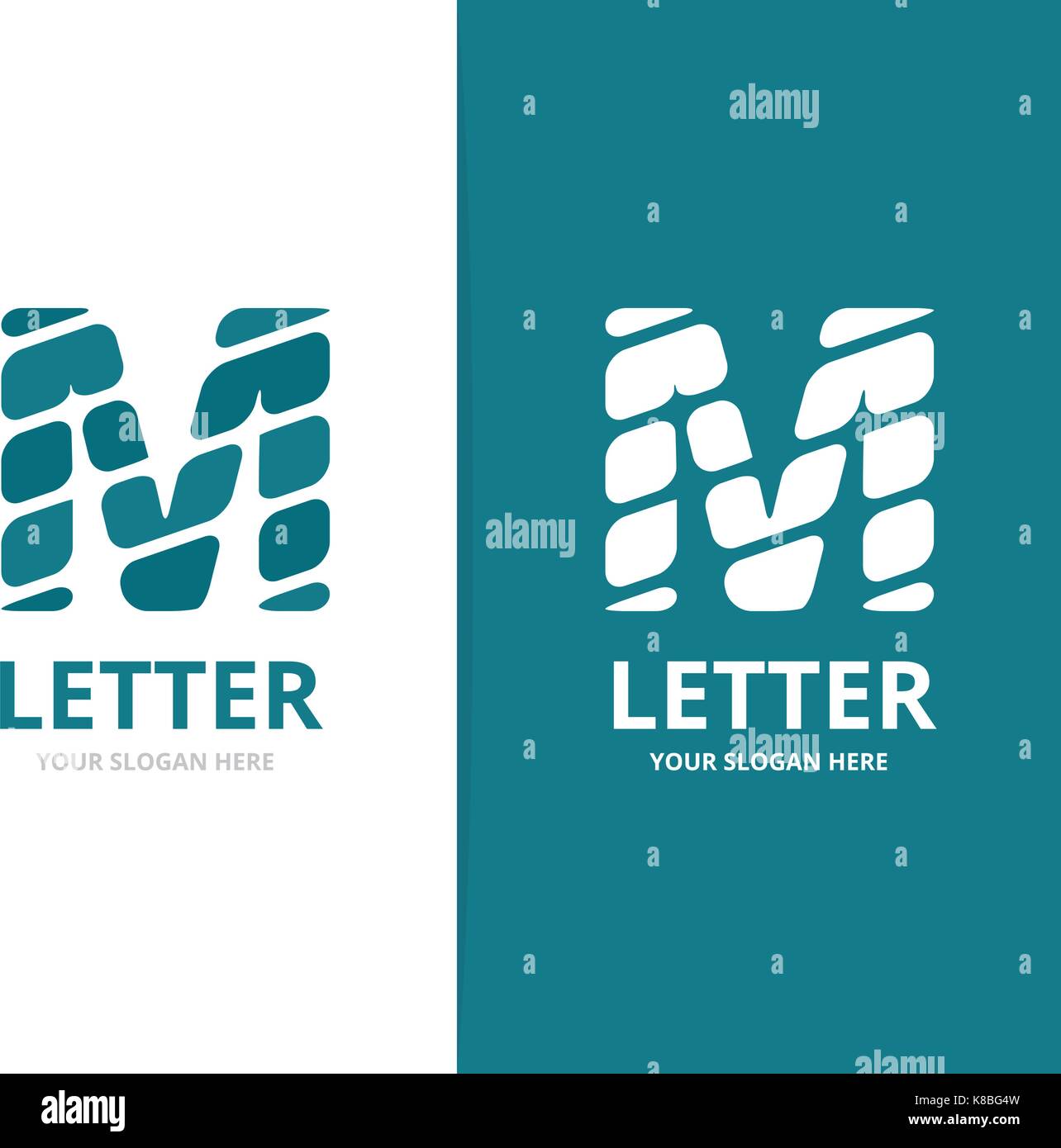 Unique vector letter M logo design template Stock Vector Image & Art ...