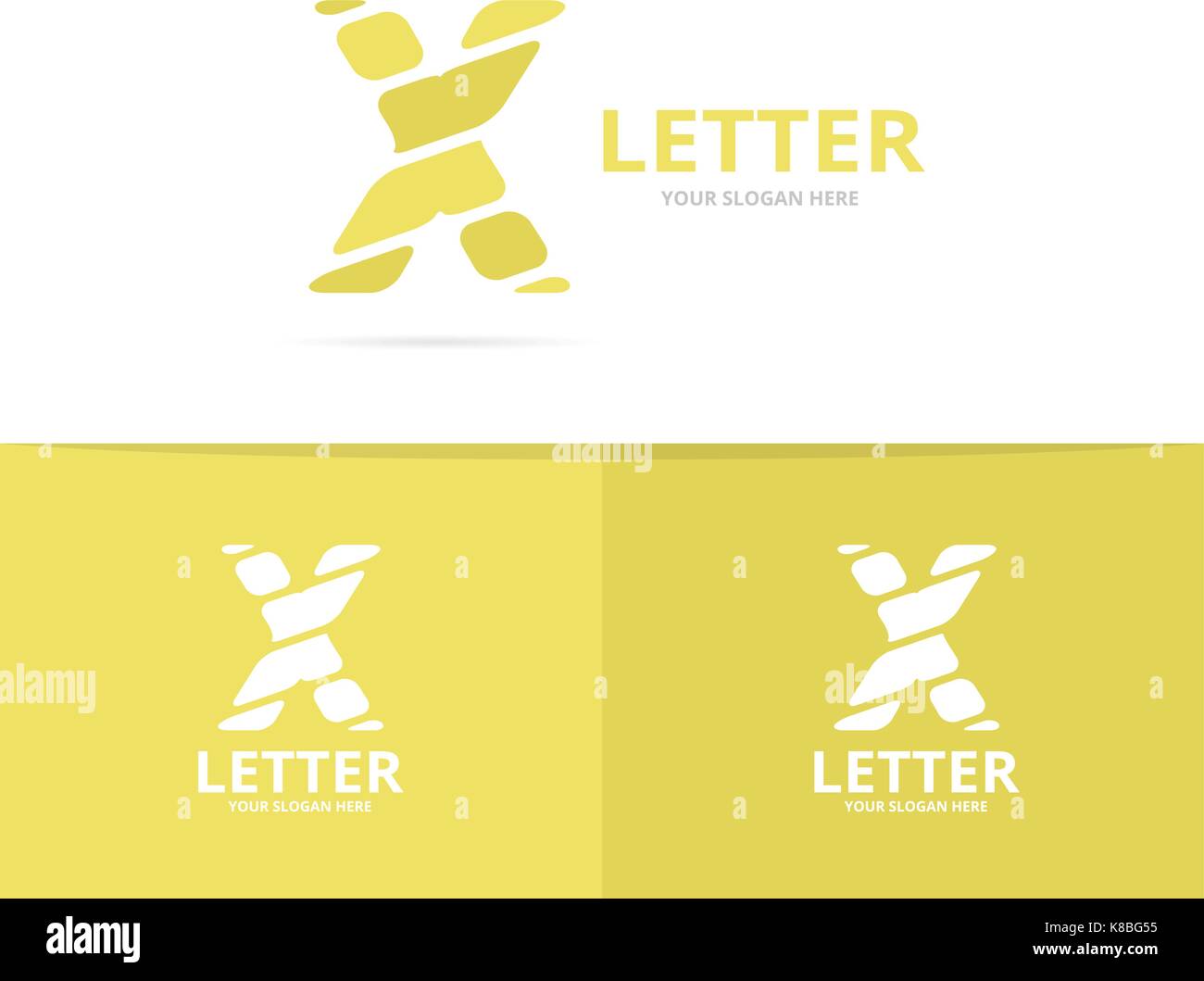 Unique vector letter X logo design template Stock Vector Image & Art ...