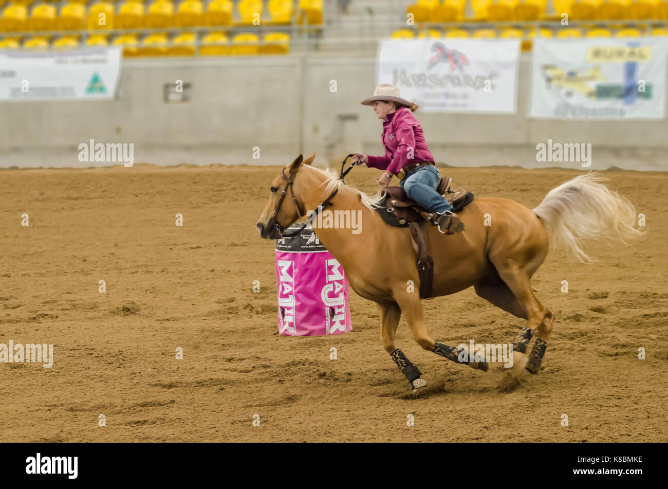 Horse Sports, Ladies National Finals Barrel Race at the Australian ...