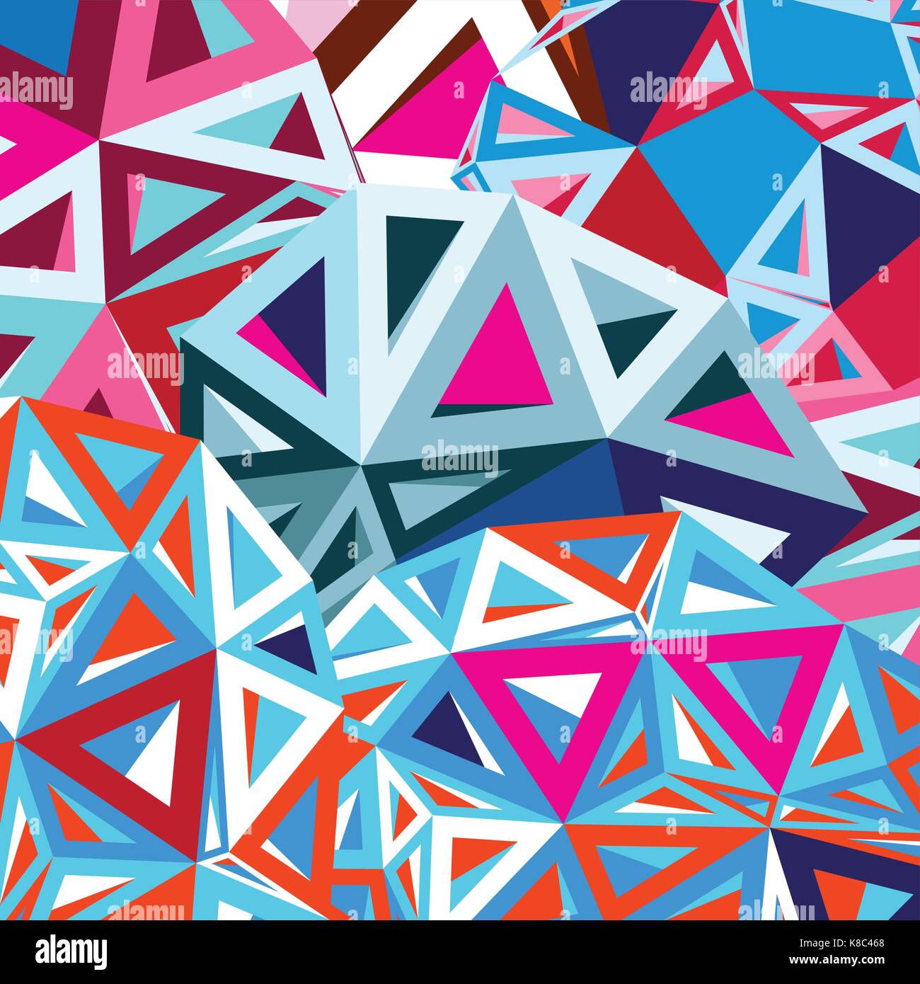 Abstract geometric background transparent triangles Stock Vector Images ...