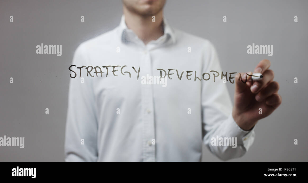 Business development businessman hologram concept hi-res stock ...