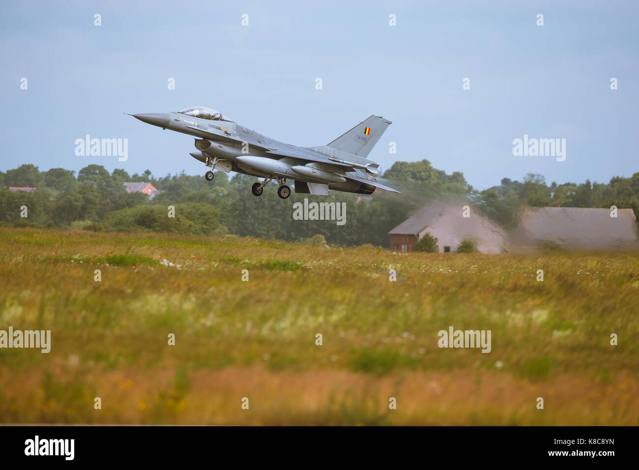 General Dynamics F-16 Fighting Falcon at NATO Tiger Meet 2014 Stock ...