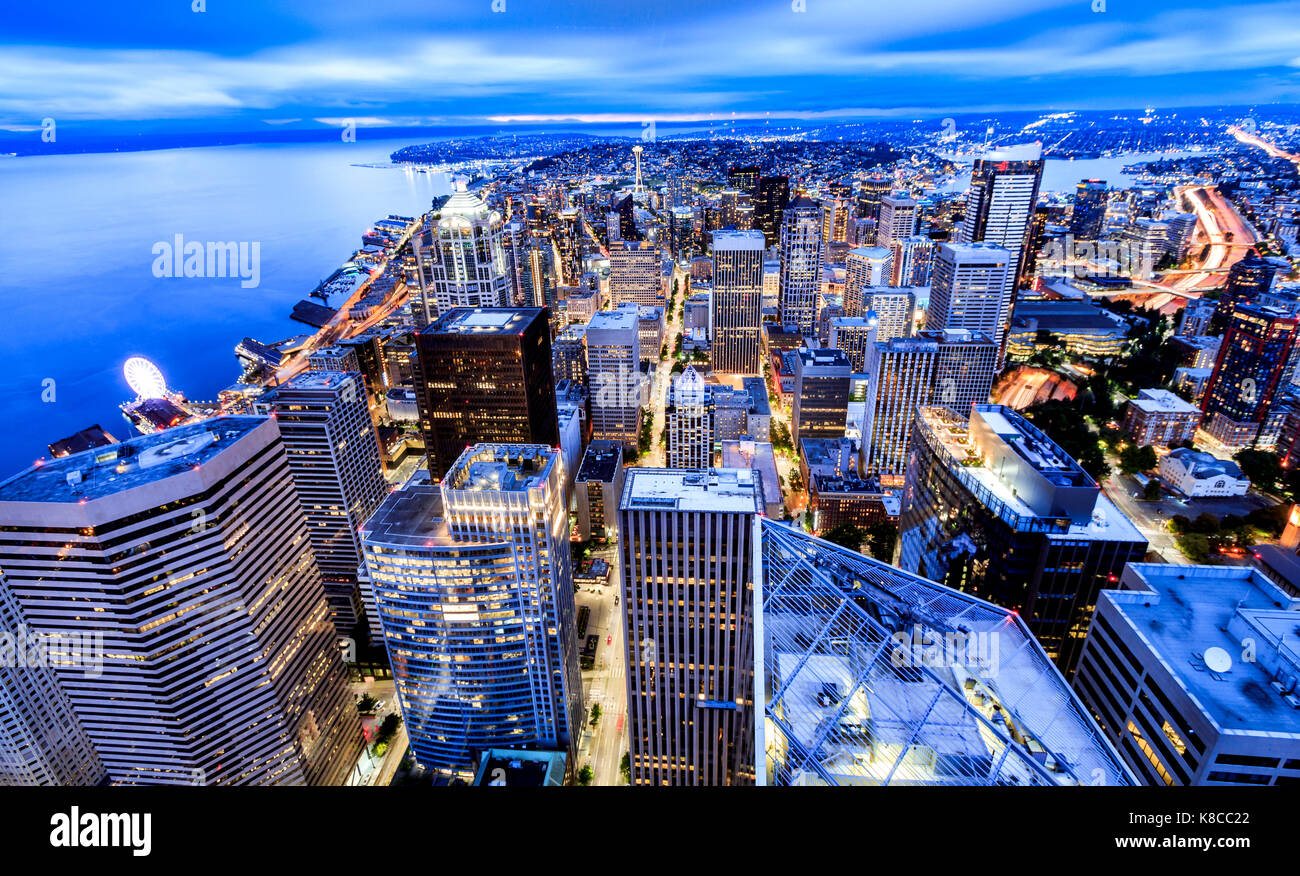 Seattle street hi-res stock photography and images - Alamy