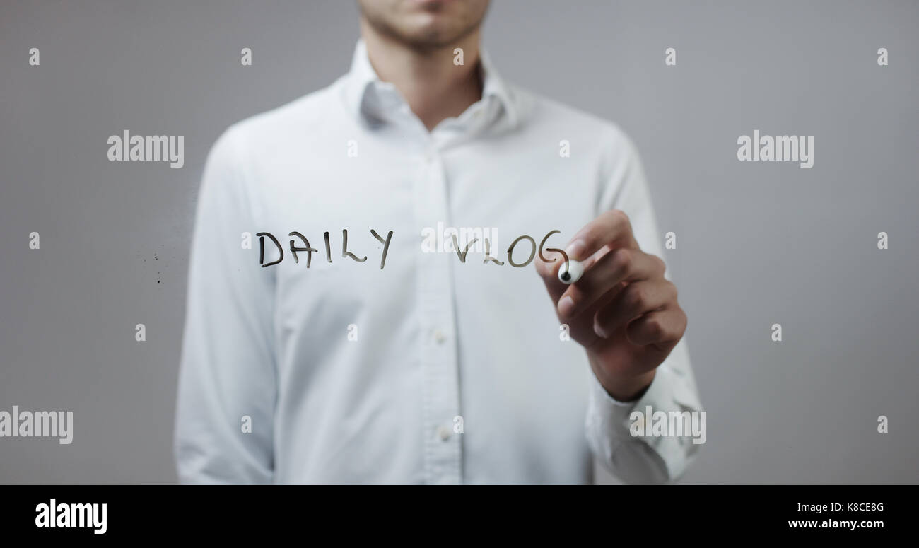 Daily vlogging hi-res stock photography and images - Alamy