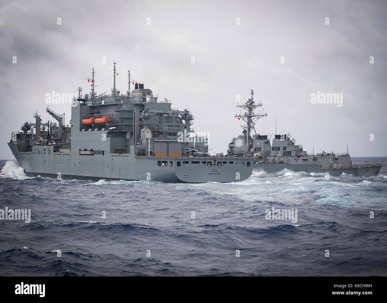 Clark-class dry cargo ship USNS Medgar Evers (T-AKE 13 Stock Photo - Alamy