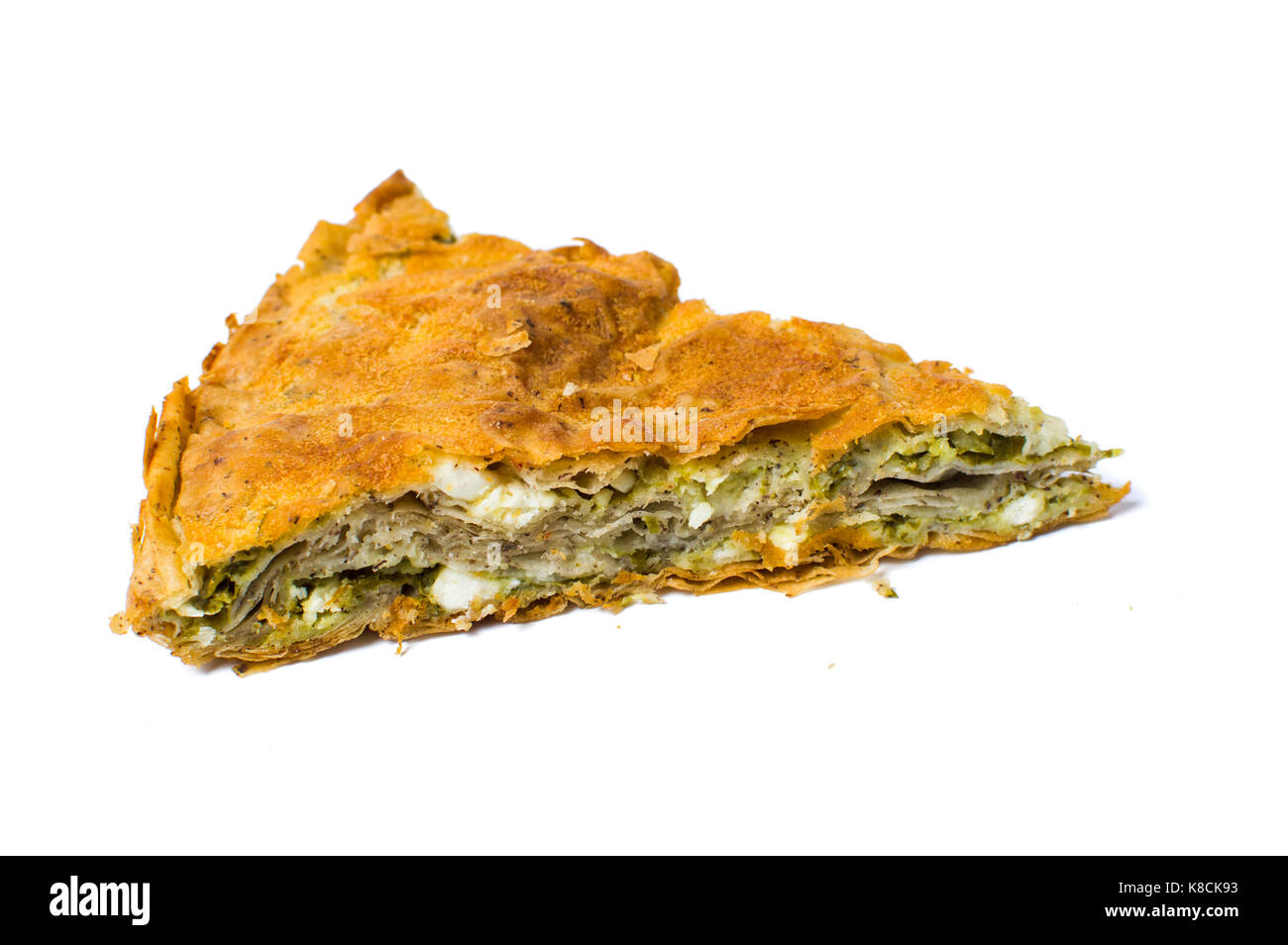 Spinach pita Cut Out Stock Images & Pictures - Alamy