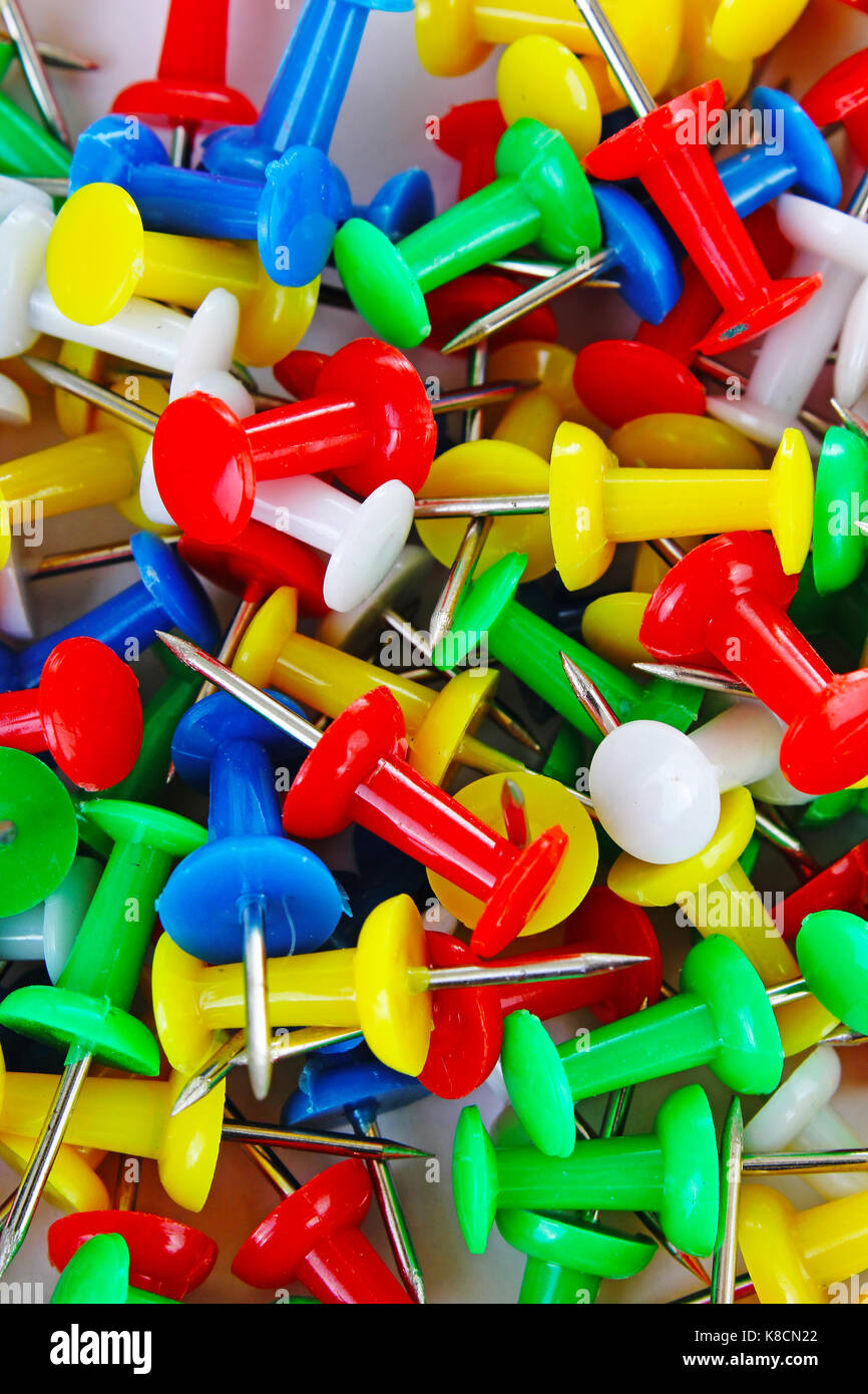 Colorful pin pins as texture pattern background Stock Photo - Alamy