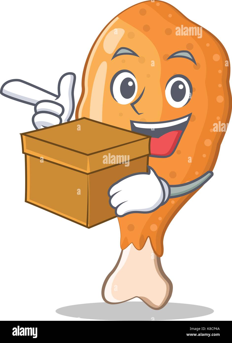 Box meat character cartoon hi-res stock photography and images - Alamy