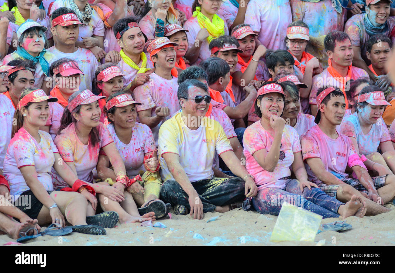 Saigon, Viet Nam - Jun 30, 2015. A thousand of young people joined the ...