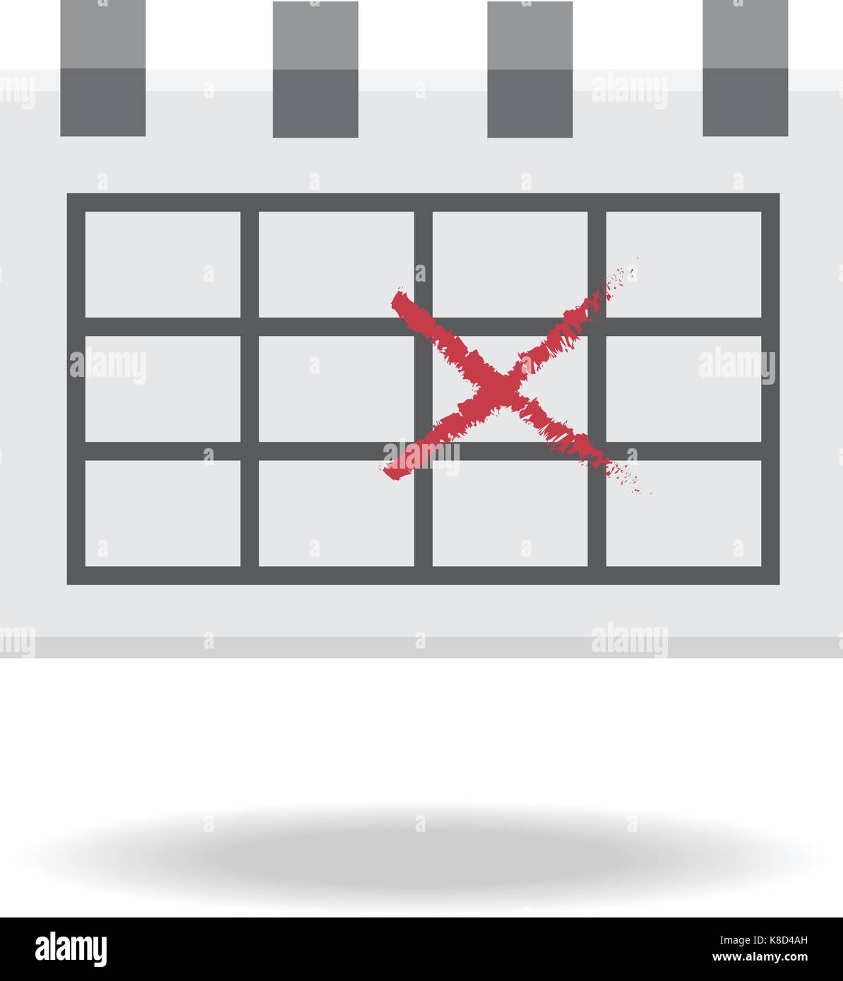 Vector calendar icon hi-res stock photography and images - Alamy