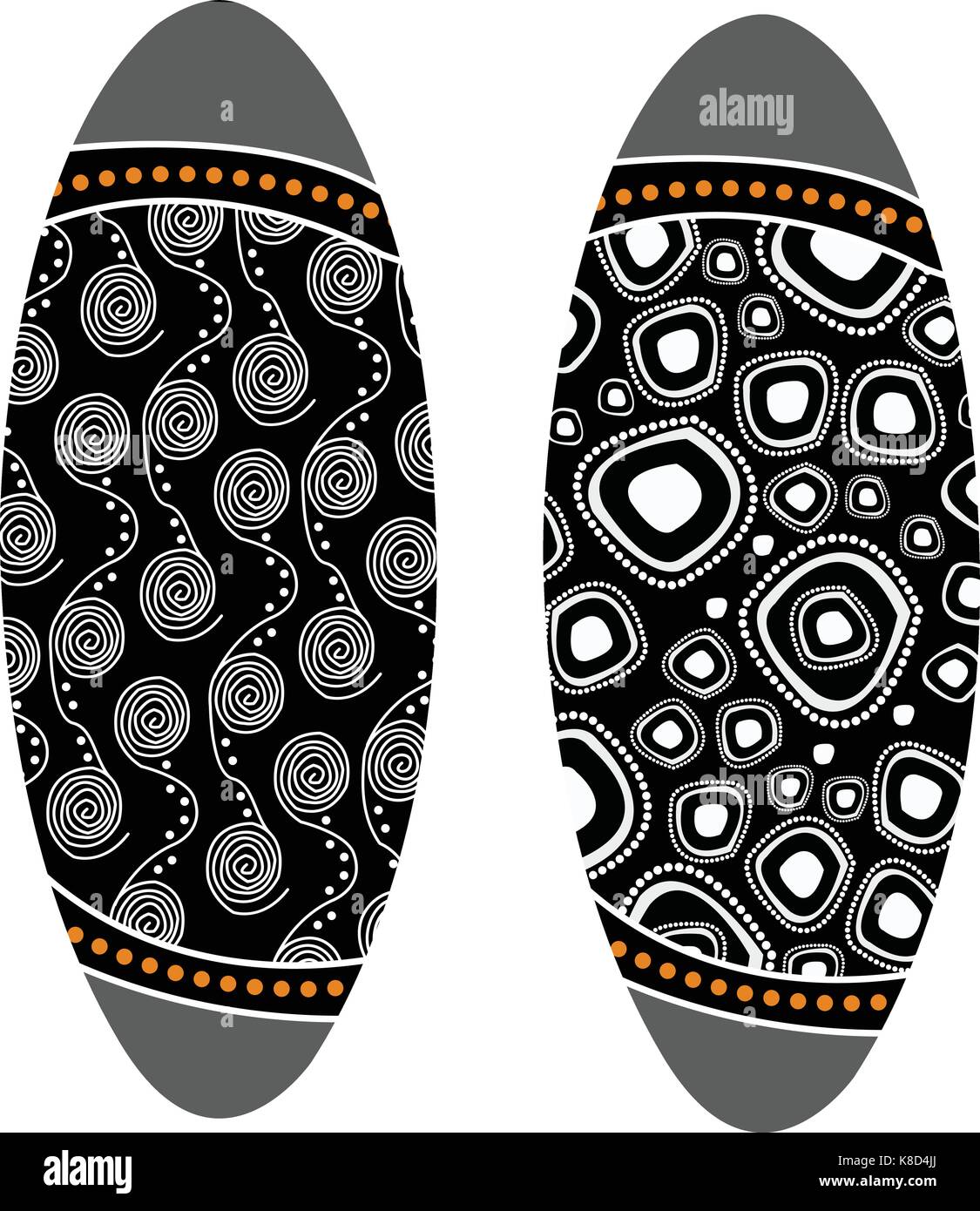 Aboriginal shield (Vector art). Illustration based on aboriginal style ...