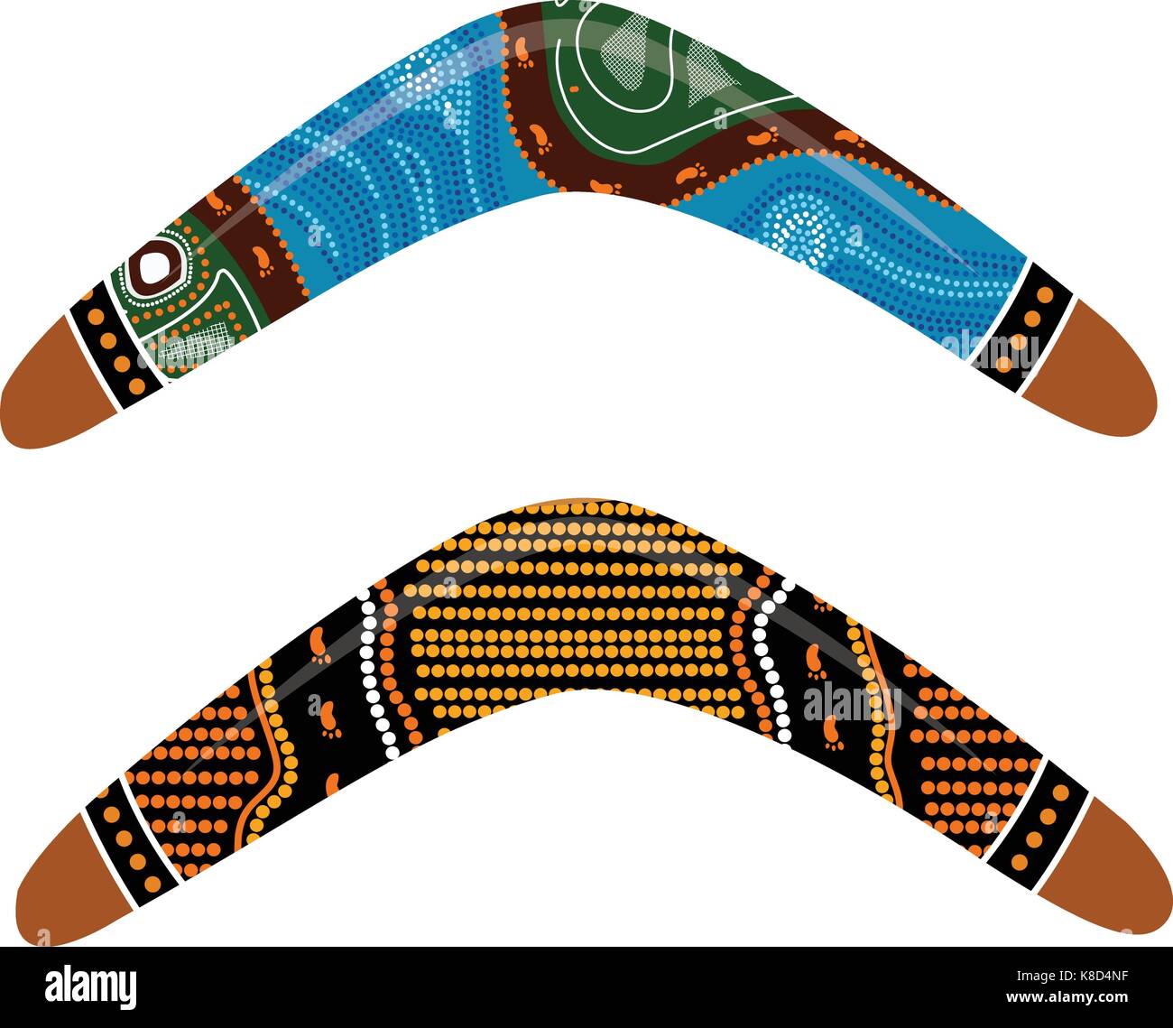 Australian boomerang vector Stock Vector Image & Art - Alamy