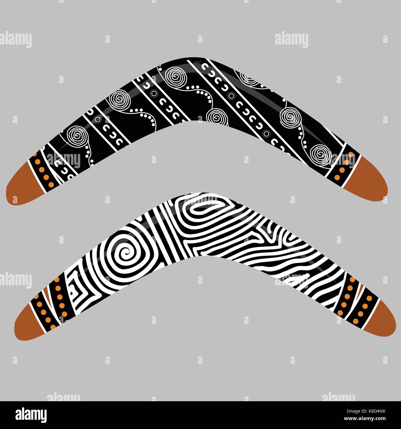 Australian boomerang vector Stock Vector Image & Art - Alamy