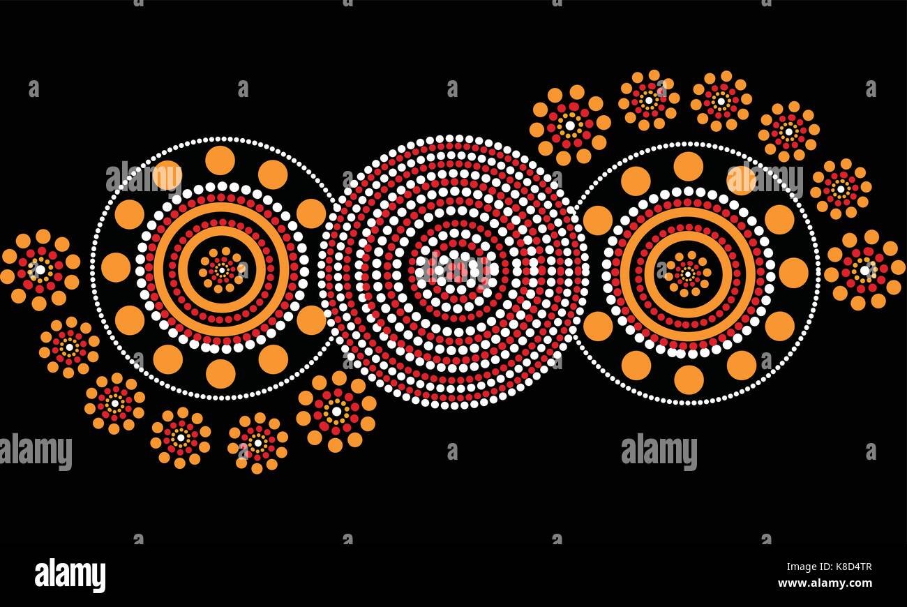 Easy Aboriginal Dot Art