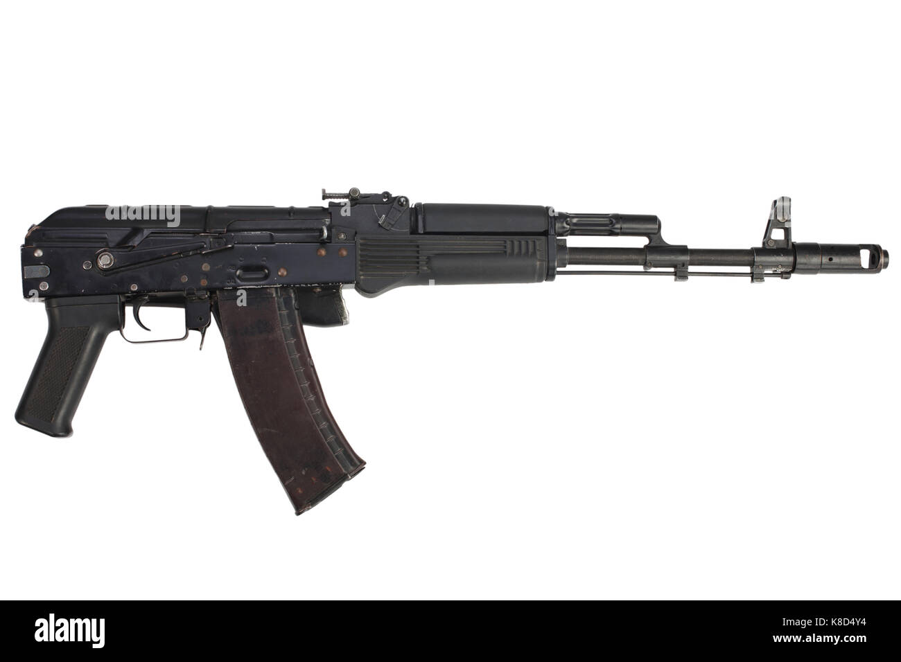 kalashnikov AK 74M assault rifle on white Stock Photo - Alamy