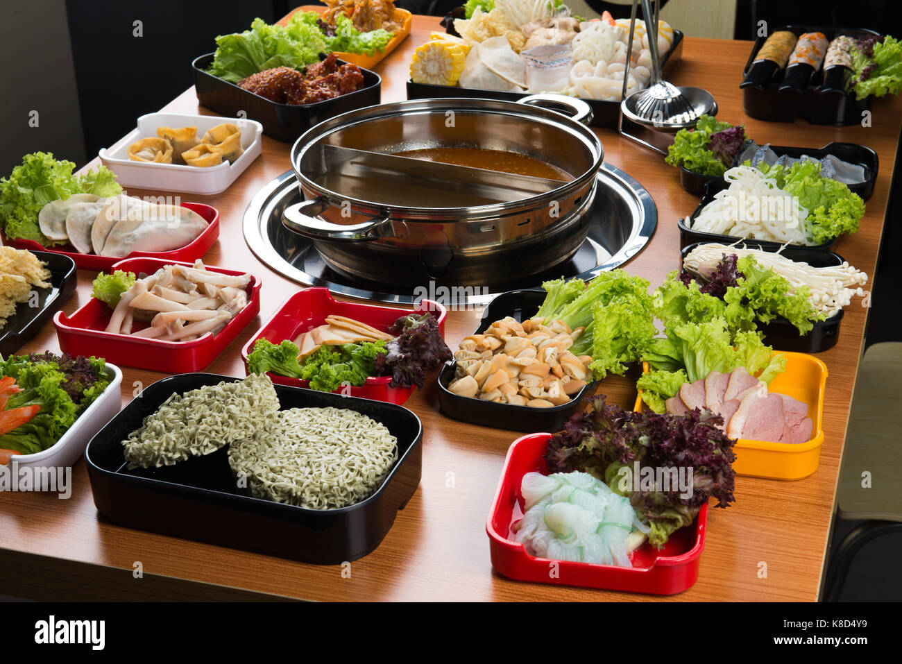 Hot pot recipe Stock Photo - Alamy