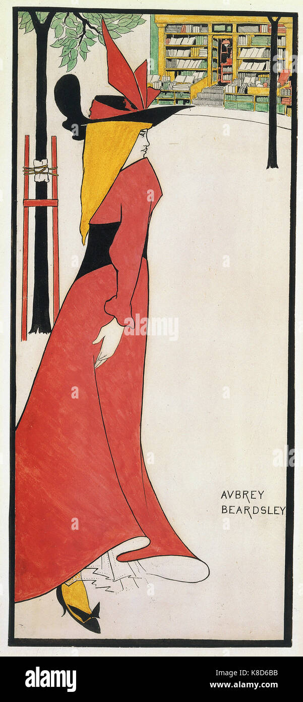 AUBREY BEARDSLEY - Pseudonym Library Stock Photo - Alamy