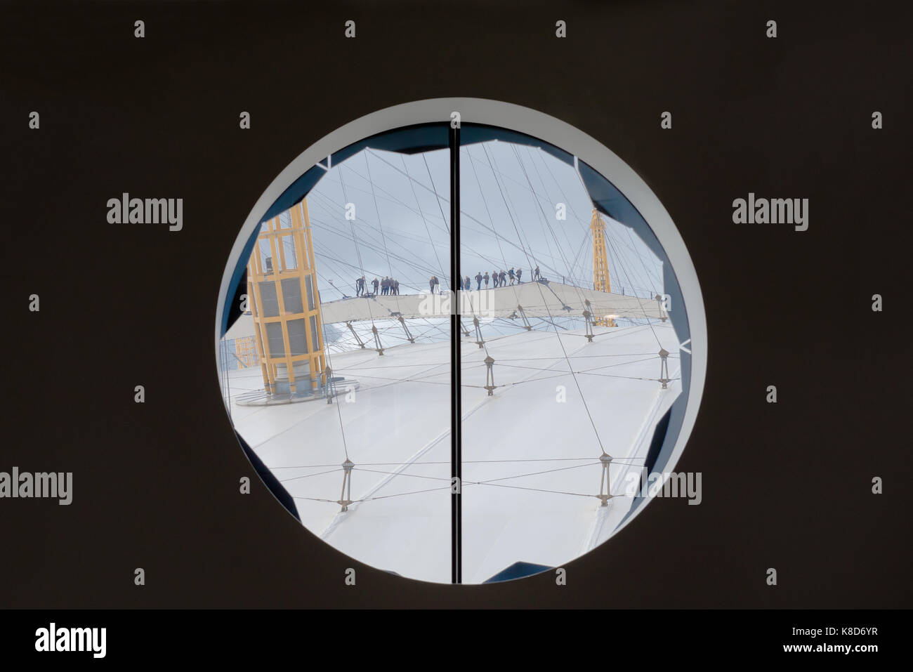 People climbing o2 arena dome hi-res stock photography and images - Alamy