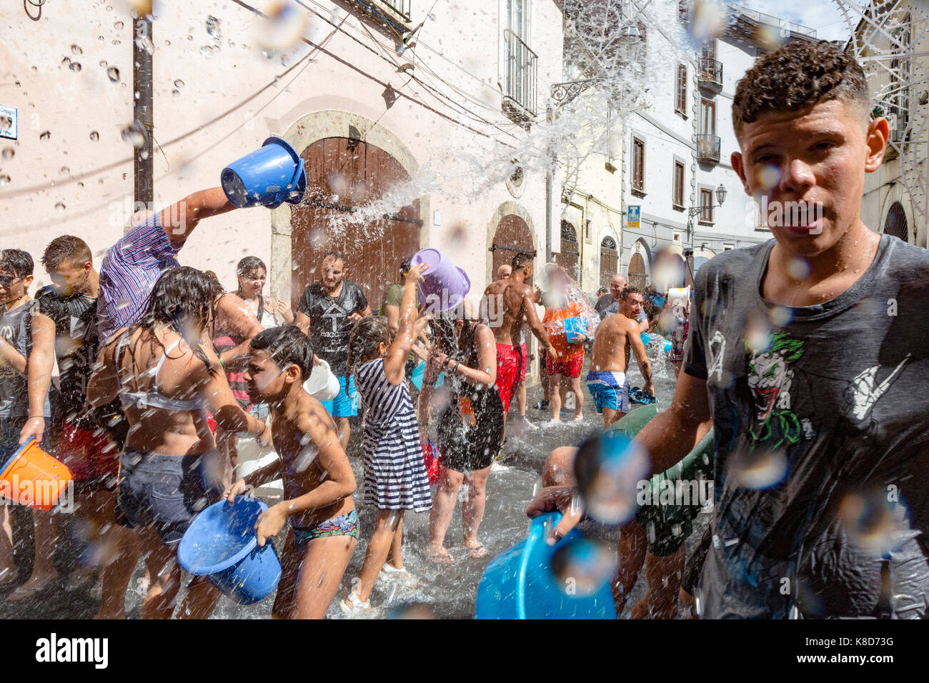 A'Chiena water festival in Campagna, Italy Stock Photo - Alamy