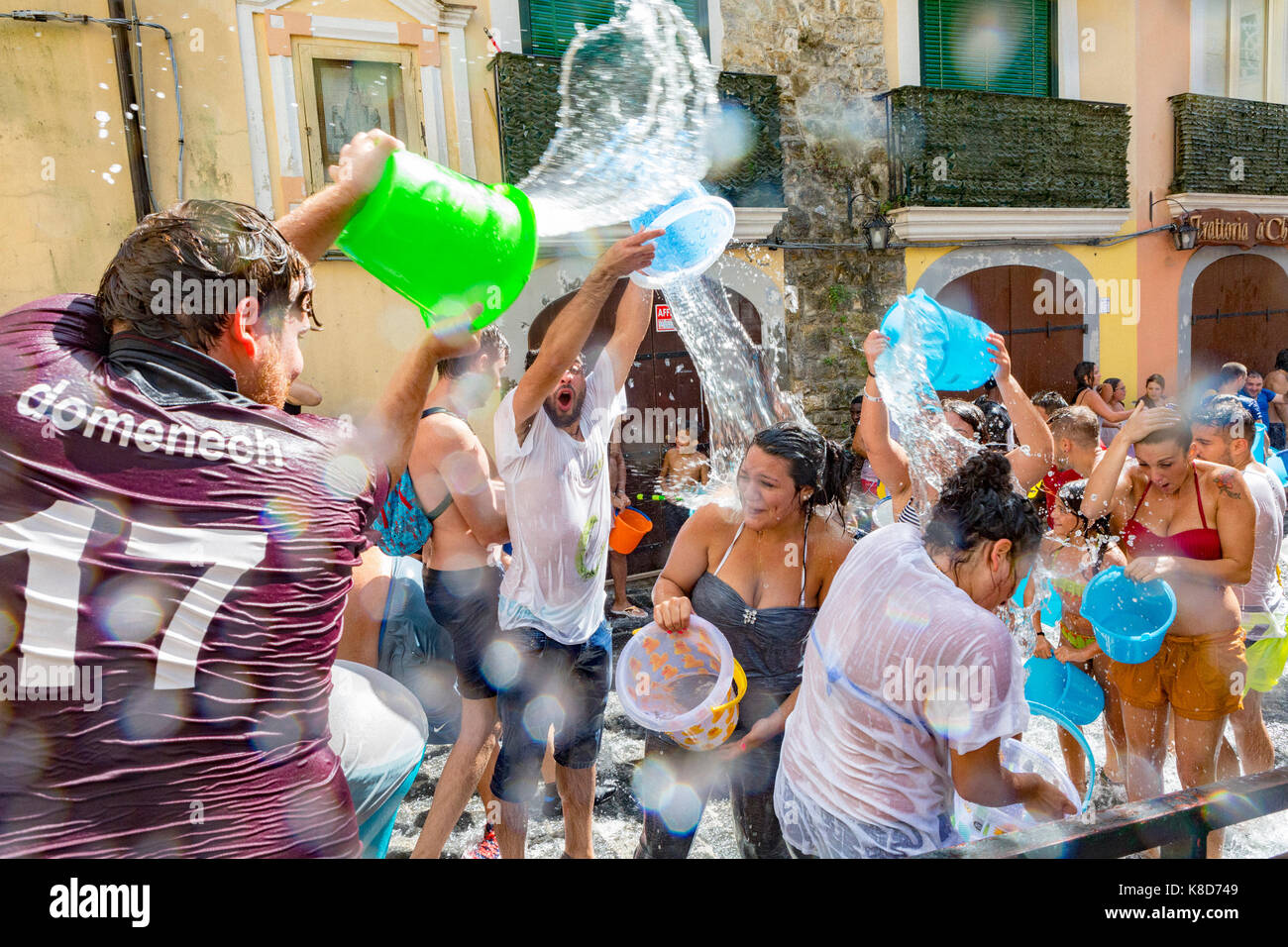 A'Chiena water festival in Campagna, Italy Stock Photo - Alamy