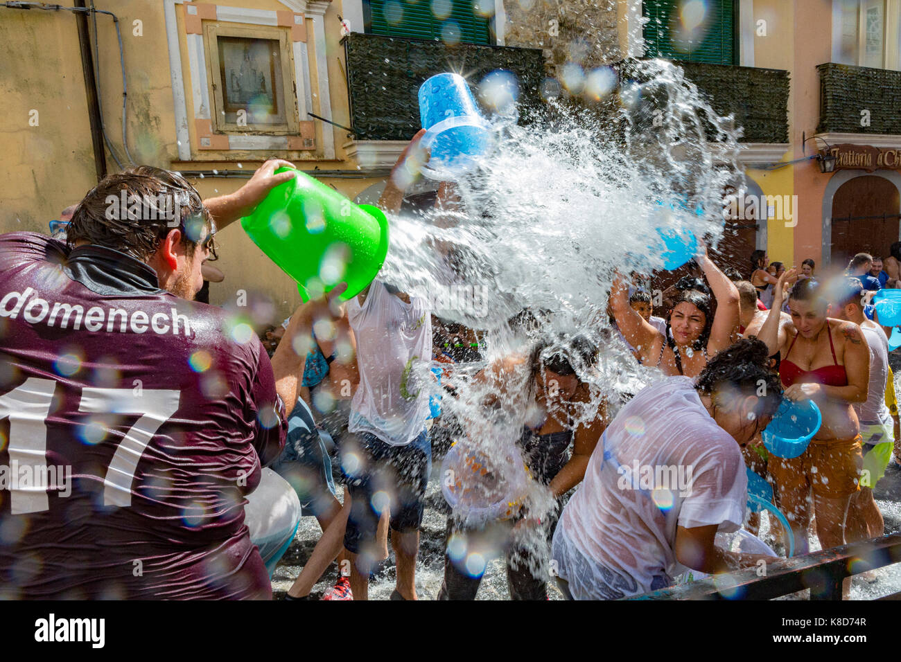 A'Chiena water festival in Campagna, Italy Stock Photo - Alamy