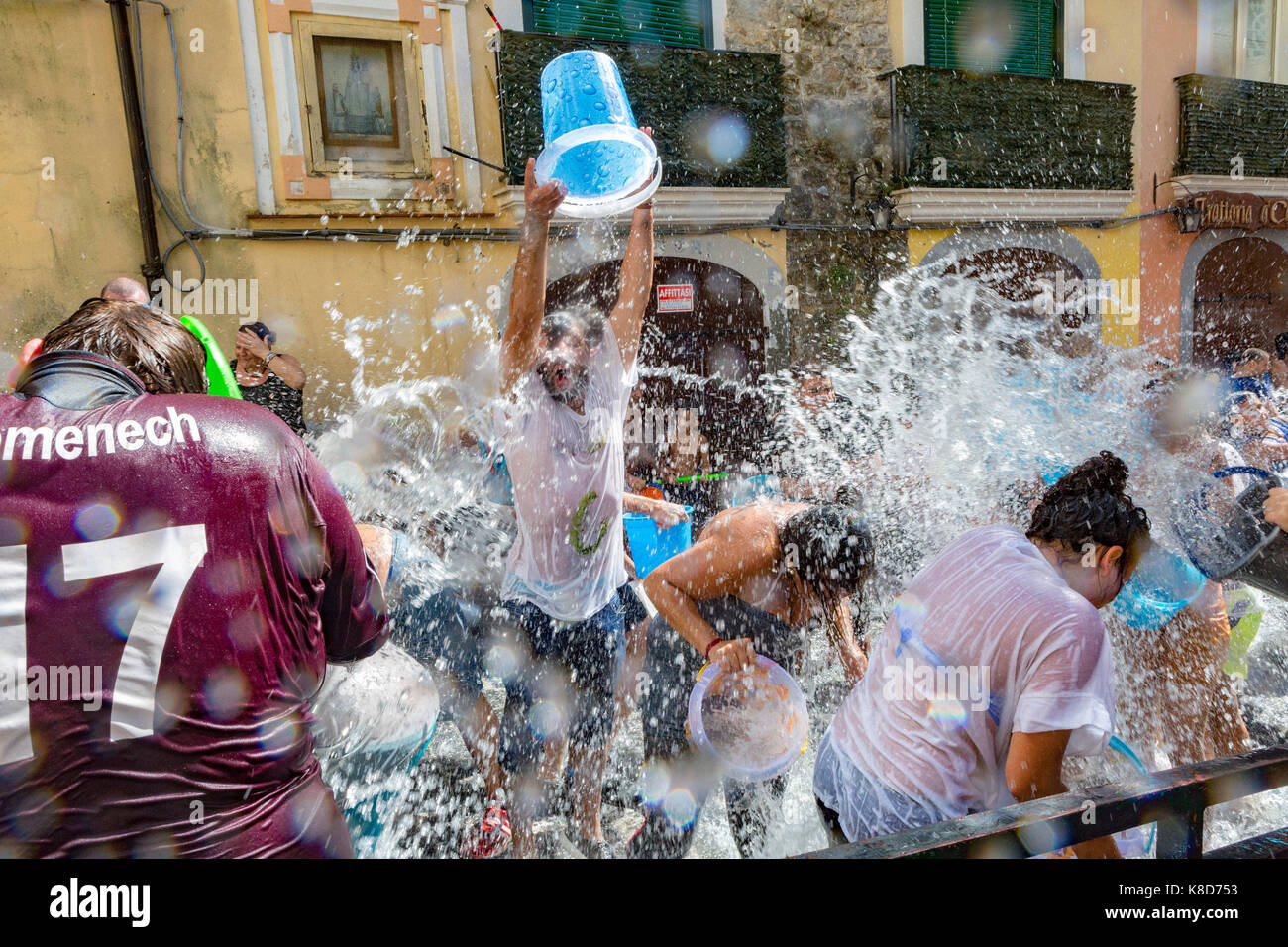 A'Chiena water festival in Campagna, Italy Stock Photo - Alamy